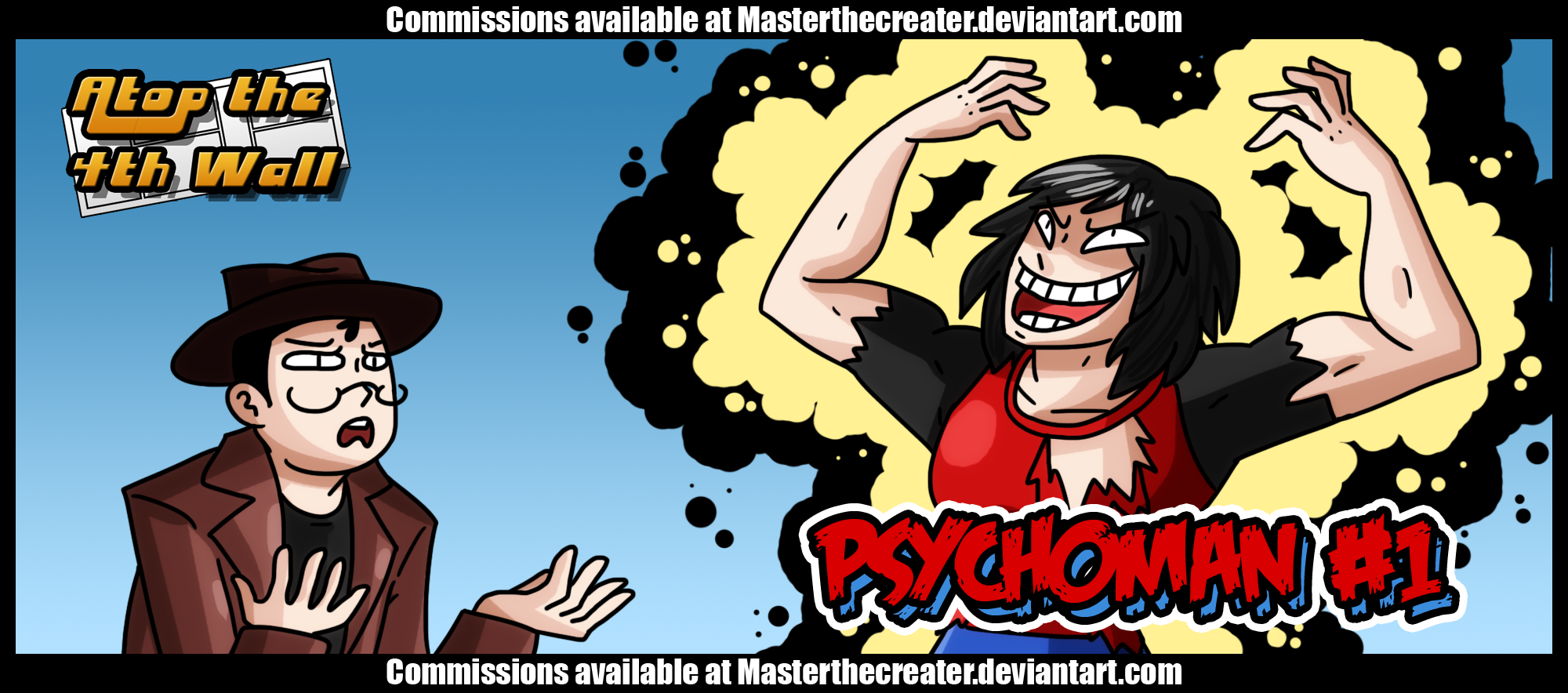 Psychoman #1 – Welcome to Atop the Fourth Wall!